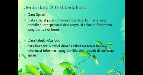 Jenis Jenis Data Dalam Sig Ppt Jenis Jenis Data Dalam Sig Ppt