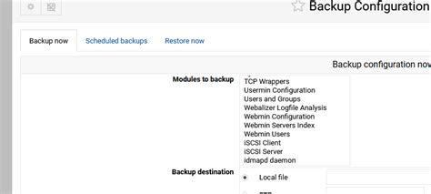 Restoring Virtualmin Configuration On A Fresh Server Breaks It Webmin Virtualmin Community