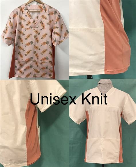 Rabbits Easter Unisex Scrub Top 11 Sizes 3 Styles Healthcare