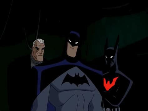749x562 Two Still Of The 3 Batmen Batmans From Justice League Batman Beyond R