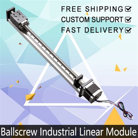 Rosca Da Haste Trilho De Guia Linear Motor E Parafuso Da Esfera Para Cnc Do Parafuso Da