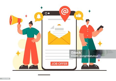 구인 벡터 일러스트 레이 션은 사업가 모집 검색 경력 시작 및 플랫 스타일 만화 배경에 회사 공석을 특징으로합니다 객실 있음에 대한 스톡 벡터 아트 및 기타 이미지 Istock