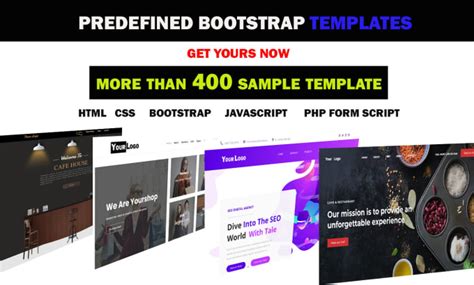 Deliver Predefined Frontend Bootstrap Template Model By Rida Kr Fiverr
