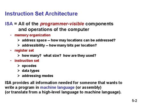 Chapter 5 The Lc3 Instruction Set Architecture Isa