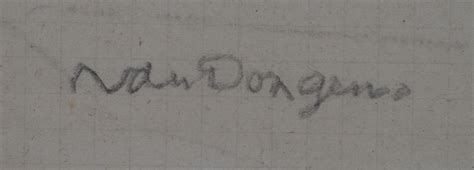 Kees Van Dongen Watercolours And Drawings For Sale Femme Debout De Profil