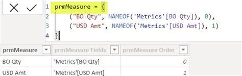 Solved Sorting On Parameter Fields Measures Microsoft Fabric Community