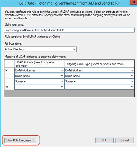 Step By Step Using Adfs Send Ldap Attributes Claim Rule With Phenixid Authentication Services
