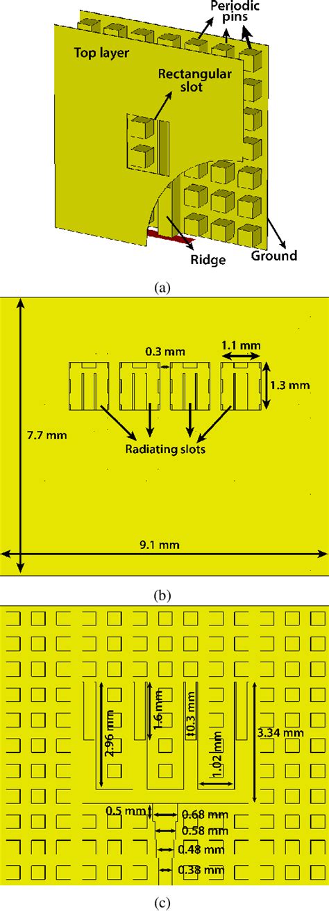 Figure 3 From Design And Implementation Rgw Based Uwb Antenna Array For