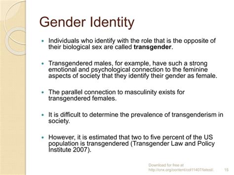 Chapter Gender Sex And Sexuality PPT