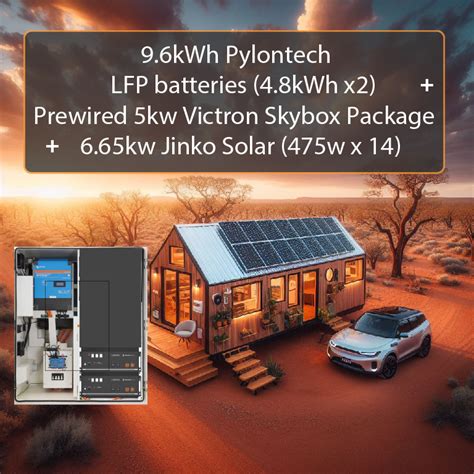 Prewired 5kw Victron Skybox Package With 96kwh Pylontech Lfp Storage