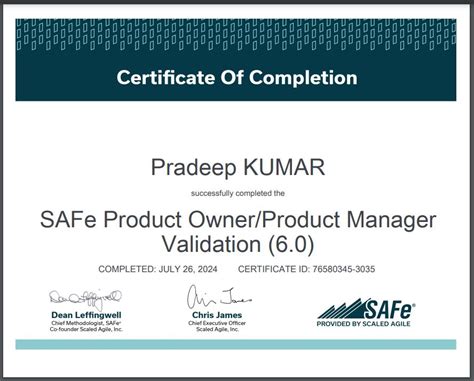 Pradeep Kumar Agile Delivery Manager Safe®6 Practice Consultant On Linkedin Safe