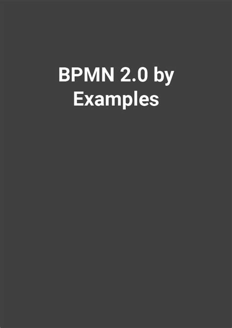 BPMN 2 0 By Examples Free EBooks Of IT BooksOfAll