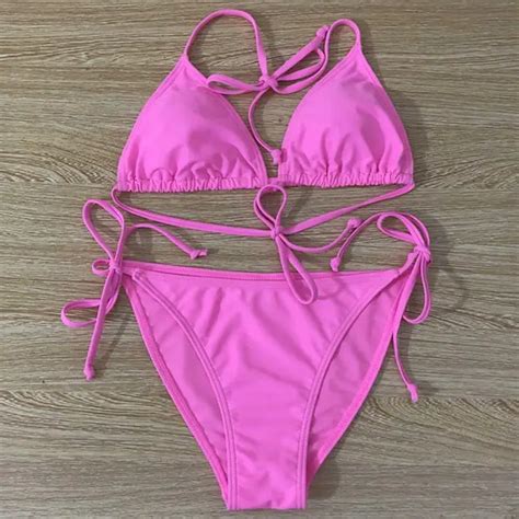Auylvy High Grade Nylon Bikinis 2019 Women Swimsuit Sexy Bikini