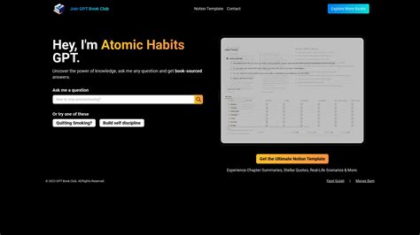 Atomic Habits Insights Summaries And Qanda At Gpt Book Club Futureen