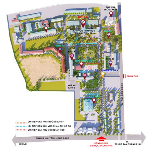 Bản đồ Trường Đại học Bách Khoa TP HCM Đầy đủ thông tin chi tiết