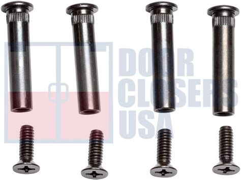 Global Door Controls Sex Bolts 4 Pack For 2 3 16 In Wide X 6 1 8 In Tall Chassis Head 2 1 4