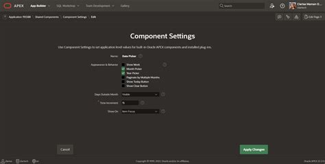 Nuevo Selector De Fecha En Apex 222 Aprender Tecnologías Oracle