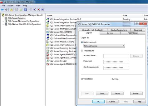 Enabling Filestream In Sql Server 2012