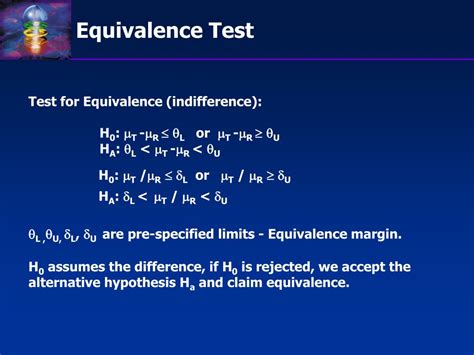 Ppt Equivalence Tests In Clinical Trials Powerpoint Presentation