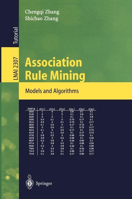 Association Rule Mining Models And Algorithms Paperback