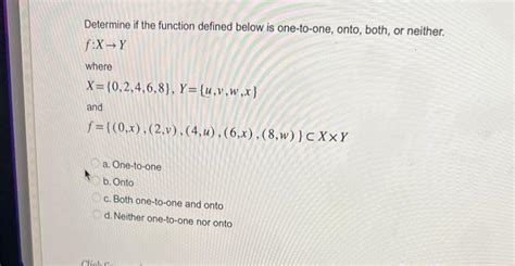 Solved Determine If The Function Defined Below Is Chegg
