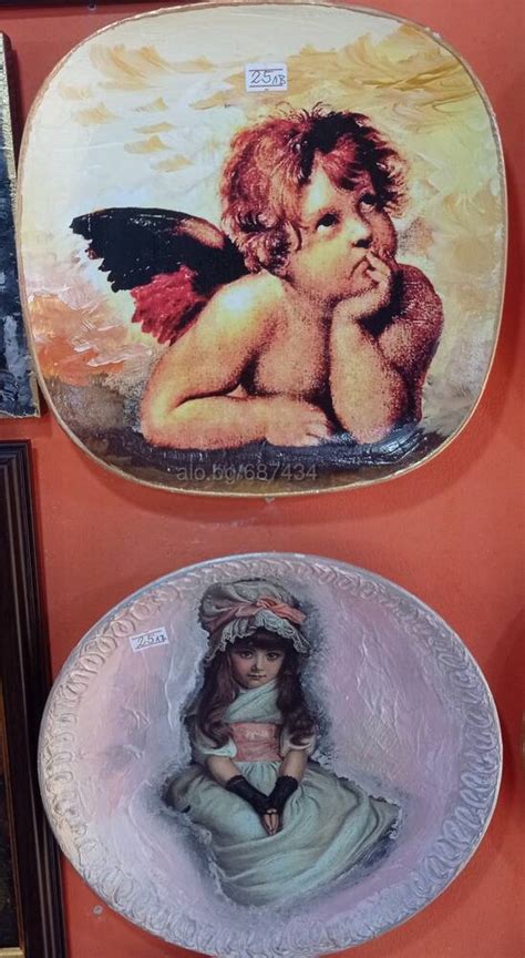 Декоративни чинии за стена Друго ръчна изработка Ръчно изработени Декоративни керамичн