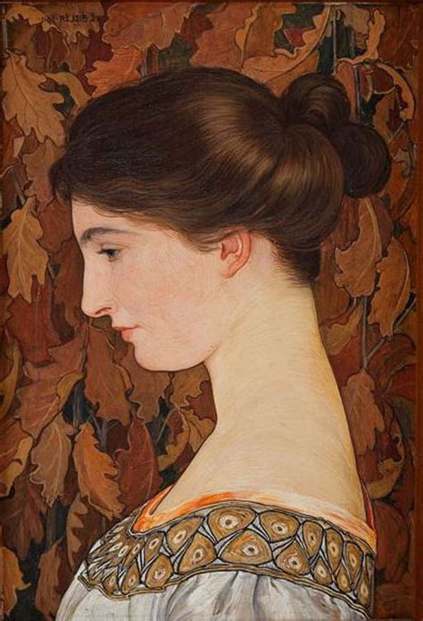 Lazy Perfectionist Portrait Painting Autumn Art Portrait