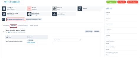Asset Custom Rules Serviceops