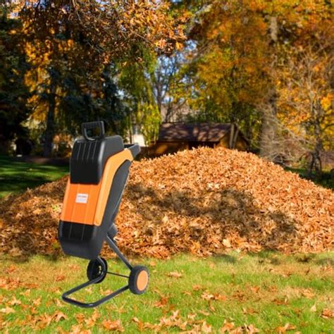 Lazy Shred Electric Garden Shredder 2500w Leaf And Wood Chipper 50l