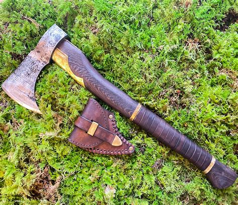 Viking Ax Very Good Forged Carbon Steel Aaknives