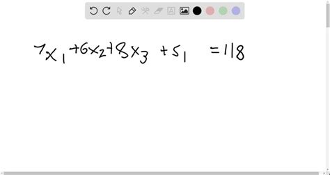 Solvedfor Exercises 5 8 A Determine The Number Of Slack Variables