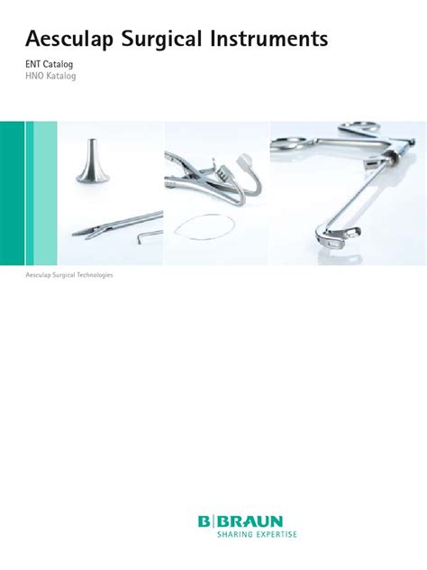 Aesculap Catalogue | PDF | Surgery