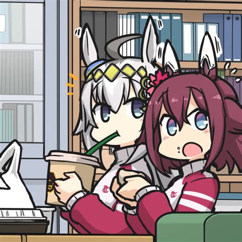 Oguri Cap And Sakura Chiyono O Umamusume Drawn By Hamu Koutarou