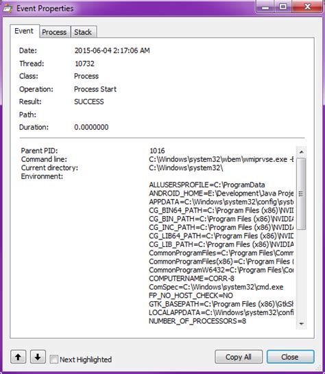Given A Pid On Windows How Do I Find The Command Line Instruction