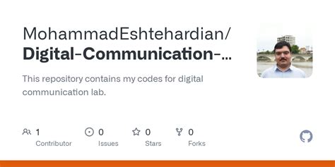 Github Mohammadeshtehardiandigital Communication Lab This Repository Contains My Codes For