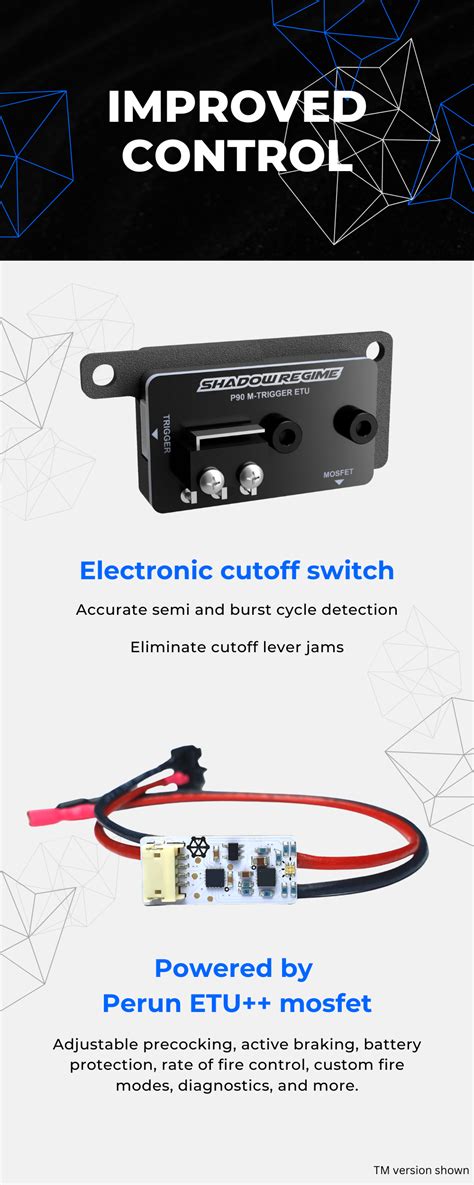 P90 M Trigger Etu — Shadow Regime Airsoft