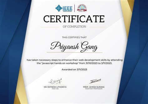 Priyansh Gang On Linkedin Ieee Javascriptworkshop