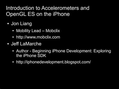 Accelerometer And Opengl Ppt