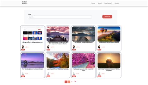 Django System Portal Blog App