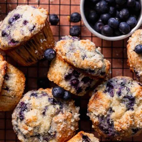 Bakery Style Blueberry Muffins Cambrea Bakes
