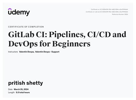 Certified Gitlab Cipipelines And Devops For Beginners Pritish Shetty Posted On The Topic