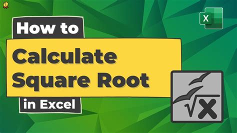 5 Ways To Calculate Square Root In Excel Youtube