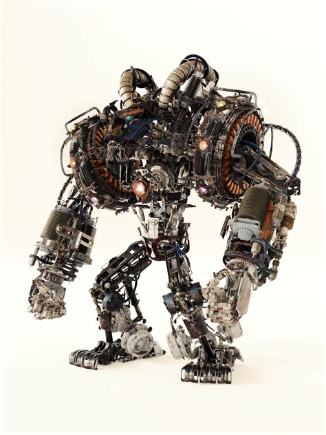 I Made A Robot 🤖 Inside And Outside R Blender