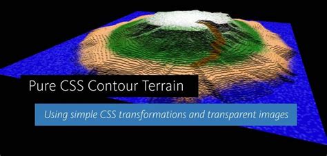 Pure Css 3d Animated Contour Terrain Artofit