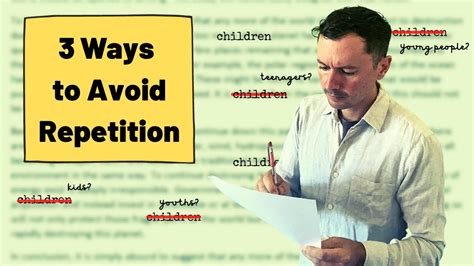 How To Avoid Repetition In Ielts Writing Youtube