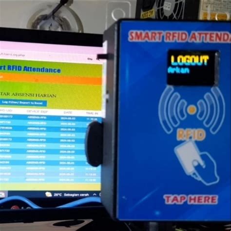 Jual Mesin Absensi RFID Layar OLED Lengkap Dengan Website Shopee Indonesia