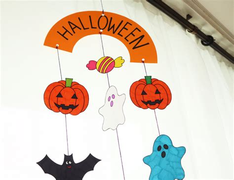 할로윈데이 소품 모빌 만들기 🤩 엄마표 미술놀이