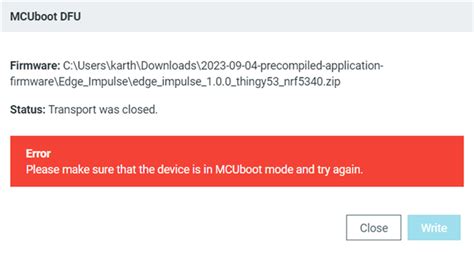 Flash Application To Nordic Thingy53 Using Usb Nordic Qanda Nordic Devzone Nordic Devzone