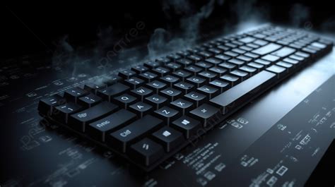 비즈니스와 기술을 결합한 3d 렌더링된 블랙 키보드의 클라우드 키 키보드 버튼 컴퓨터 기술 키보드 키 배경 일러스트 및