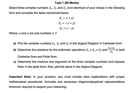 solved select three complex numbers 𝑍1 𝑍2 ﻿and